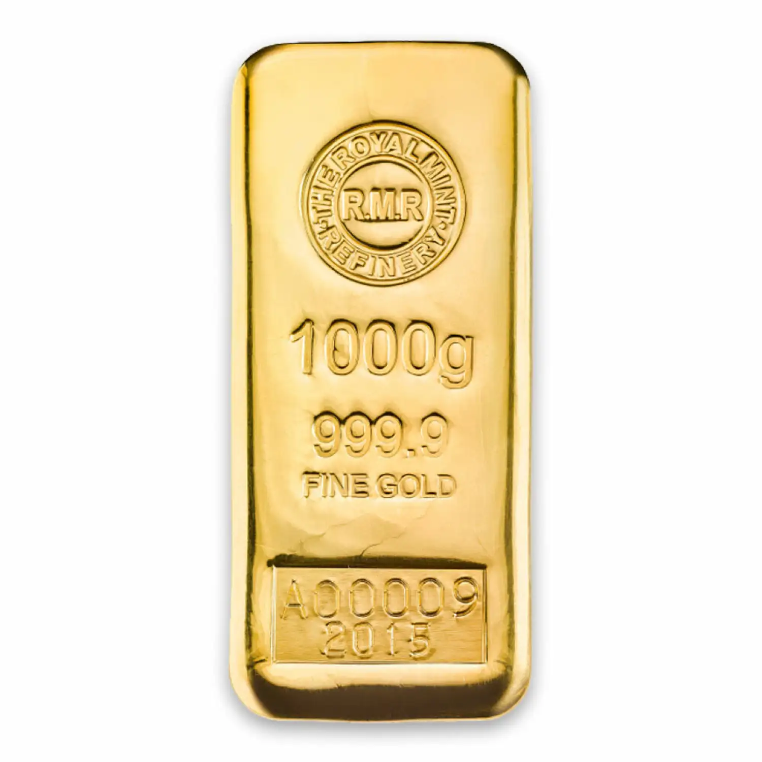 1 kg Cast Gold Bar | Royal Mint Refinery Gold Bar - ASB Rare Coins, LLC